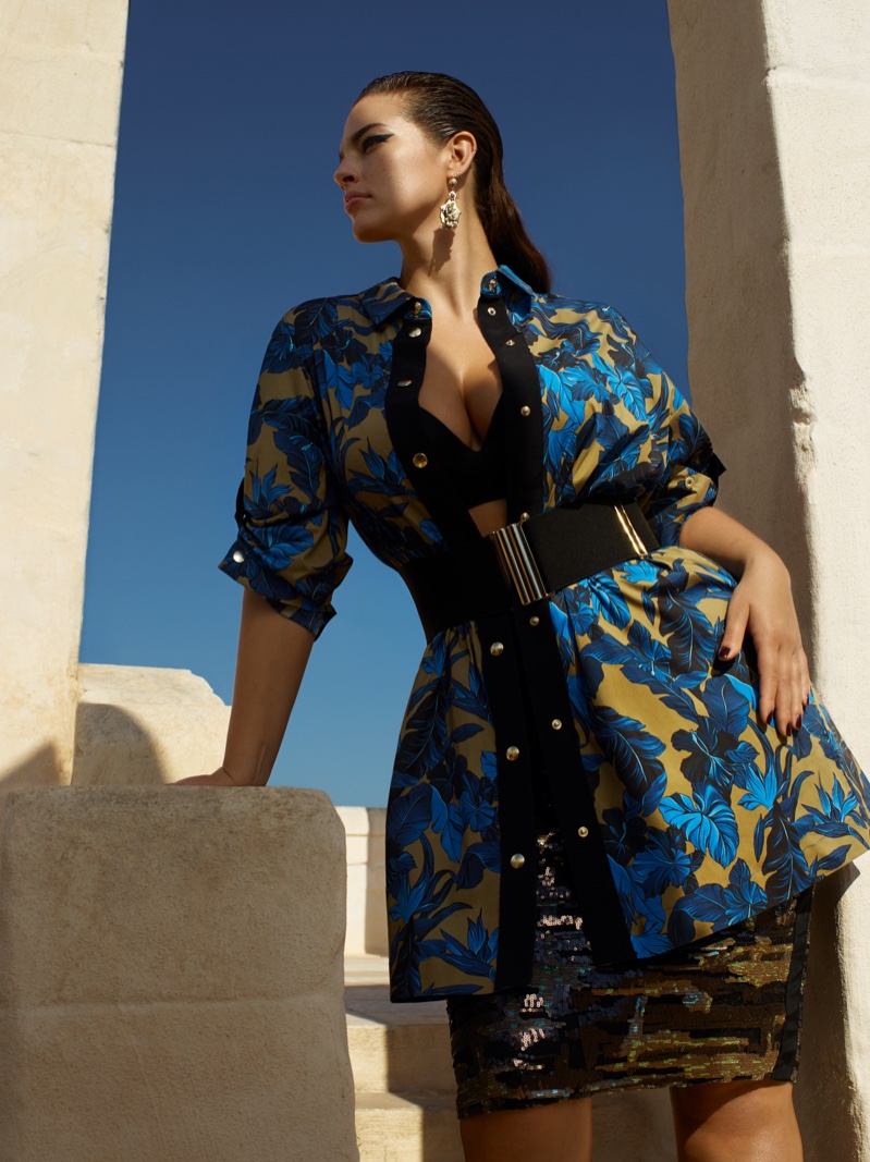 Ashley Graham Blooms Beautiful In Marina Rinaldi SS 2019 Campaign ...