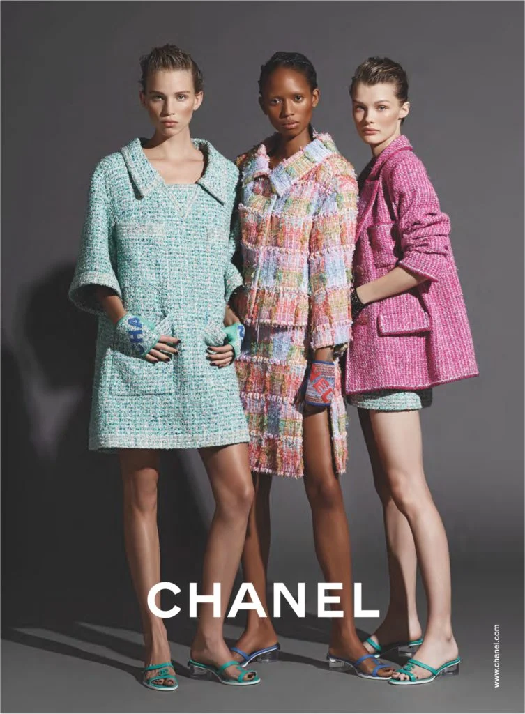 Karl Lagerfeld Shoots Chanel 2019 Ad Campaign With Adesuwa, Hyun Ji ...