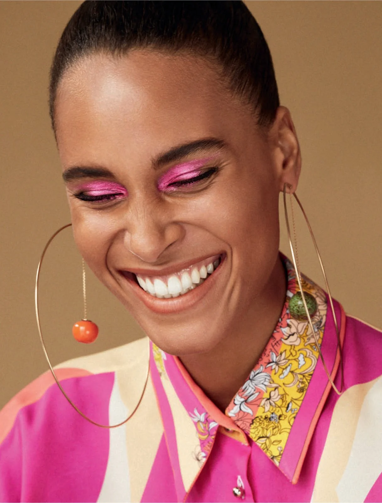 Cindy Bruna Chooses Hoops, Bold Earrings Lensed By Felix Valiente For ...