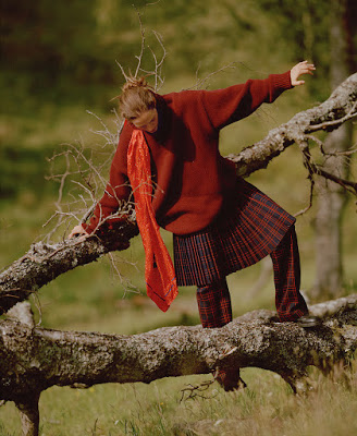 Vivien Solari Enjoys A 'Highland Fling' Lensed By SEbastian Sabal-Bruce ...