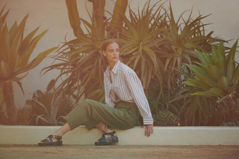 Ine Neefs Poses For Citizens of Humanity Spring 2019 Lookbook, Lensed By Sebastian Sabal-Bruce ...