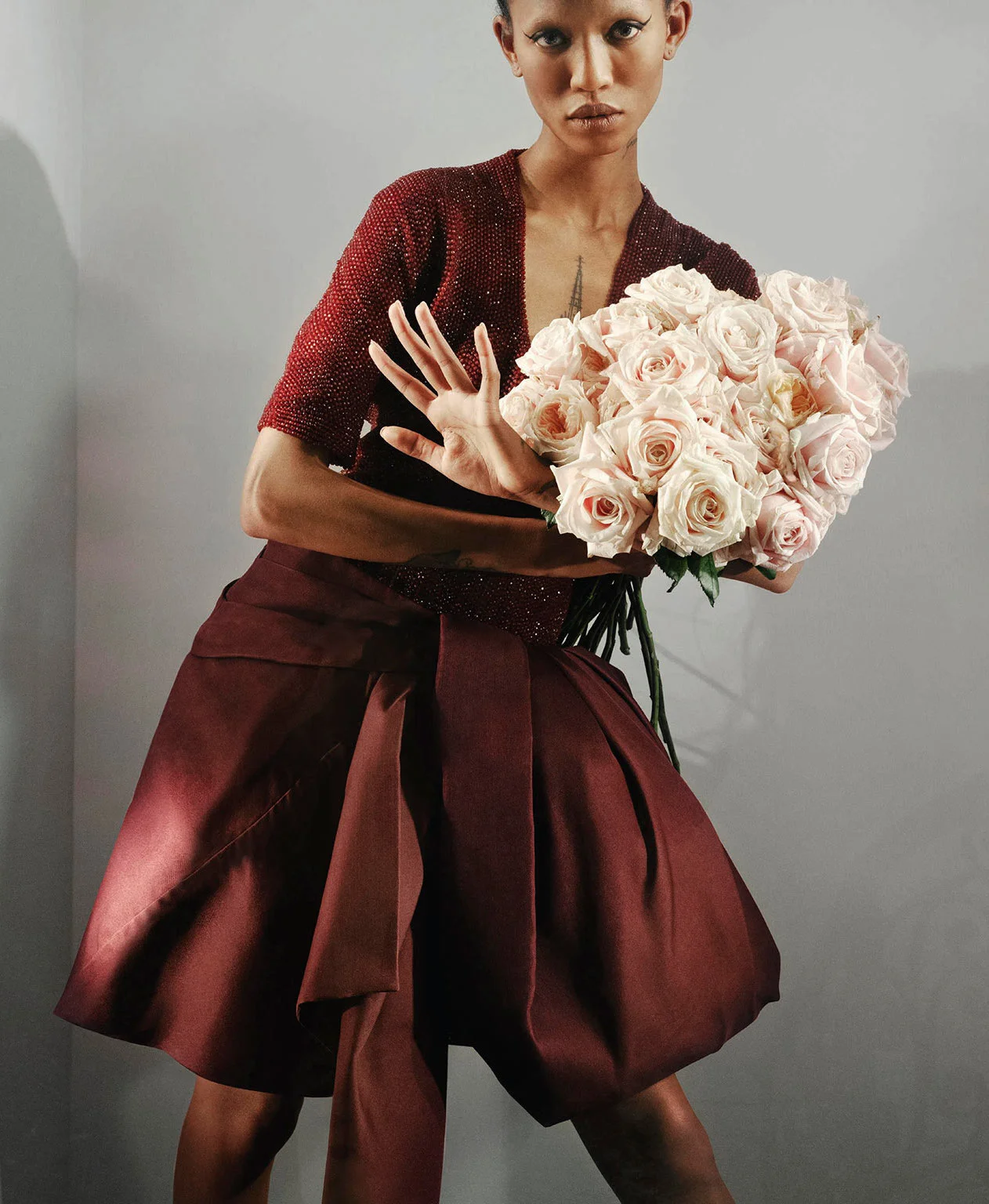 Adesuwa Aighewi Poses In Dior By Cecile Bortoletti In Porter Magazine ...