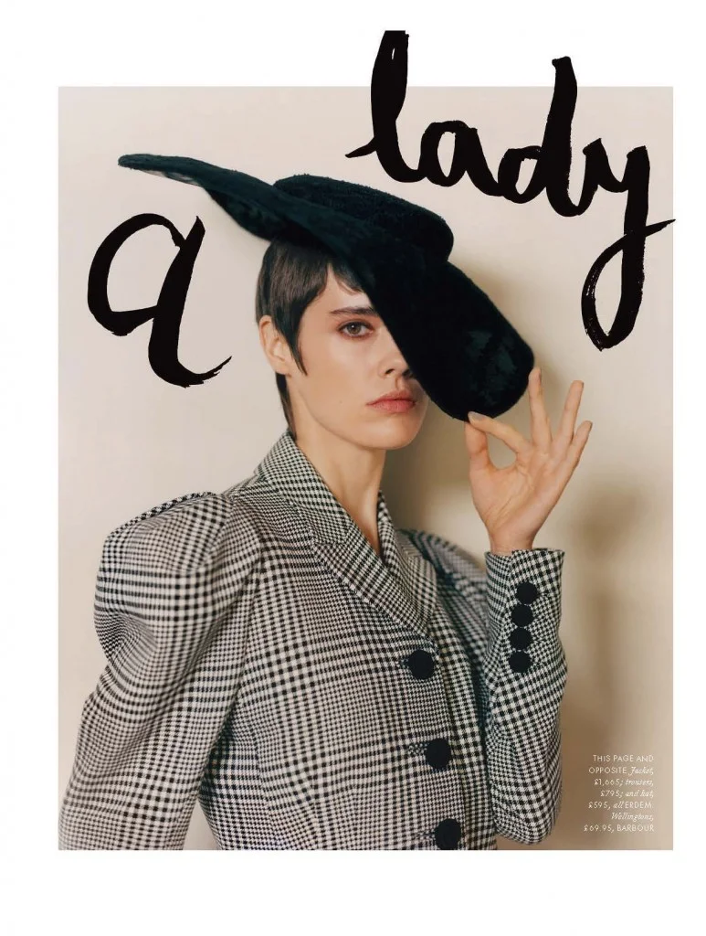 Taja Feistner Poses In 'Portrait Of A Lady' By Alexander Saladrigas For ...