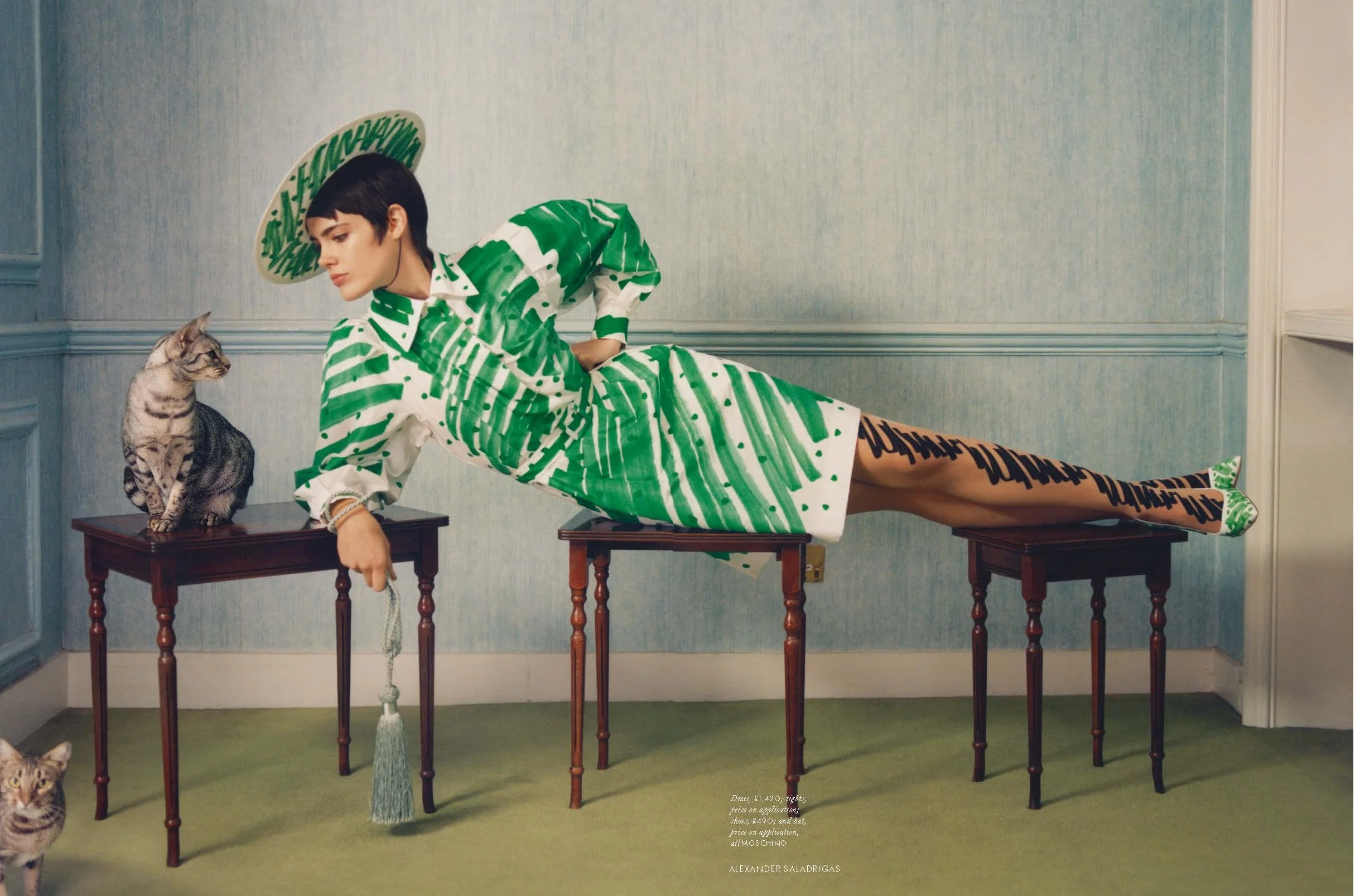 Taja Feistner Poses In 'Portrait Of A Lady' By Alexander Saladrigas For ...