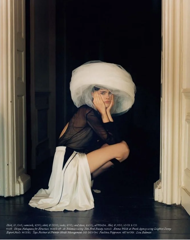 Taja Feistner Poses In 'Portrait Of A Lady' By Alexander Saladrigas For ...