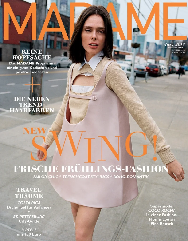 Coco Rocha Poses In Perfect Spring Looks Lensed By Riccardo Vimercati ...
