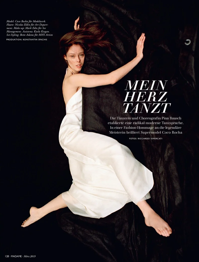 Coco Rocha Poses In Perfect Spring Looks Lensed By Riccardo Vimercati ...
