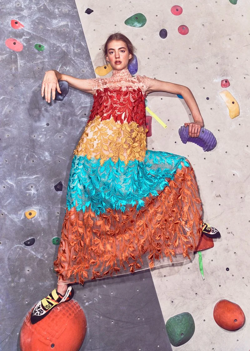 Jamie Vogt Climbs High In Search Of A Modern Gown Lensed By Andy Ryan ...