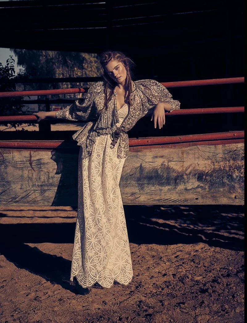 Alexina Graham Is Romantic Horse Lover, Lensed By Fred Meylan For ...