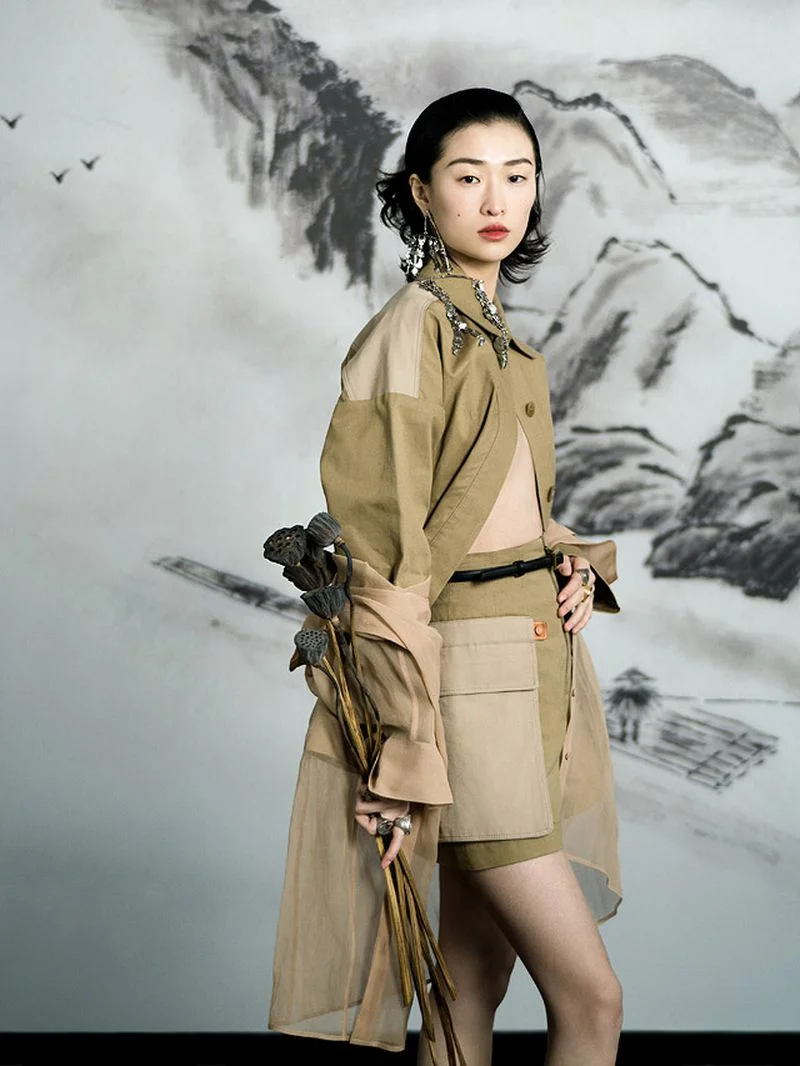 Jingna Zhang Flashes Chu Wong In Utilitarian Luxury For Harper's Bazaar ...