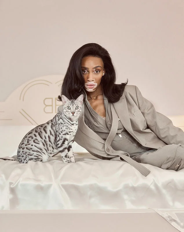 Winnie Harlow Tracks Style Spots + Cats In Elegance Lensed By Harper ...