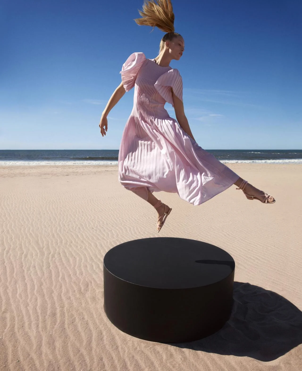 Camilla Akrans Captures Abby Champion In 'Pleats Please' For Harper's ...