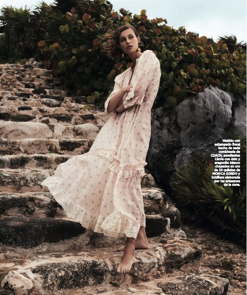 Mali Koopman Basks In Nature, Lensed By Adam Franzino For Harper's ...