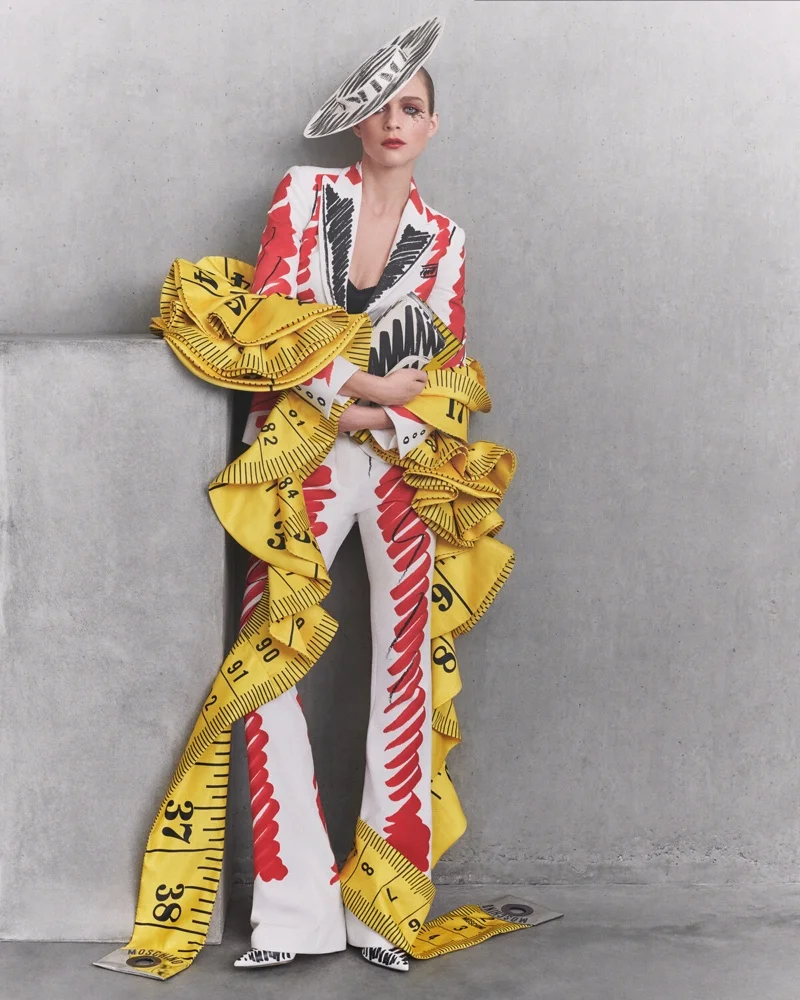 Kim Noorda Wears Bold Extravagance Lensed By Damian Foxe For How To ...