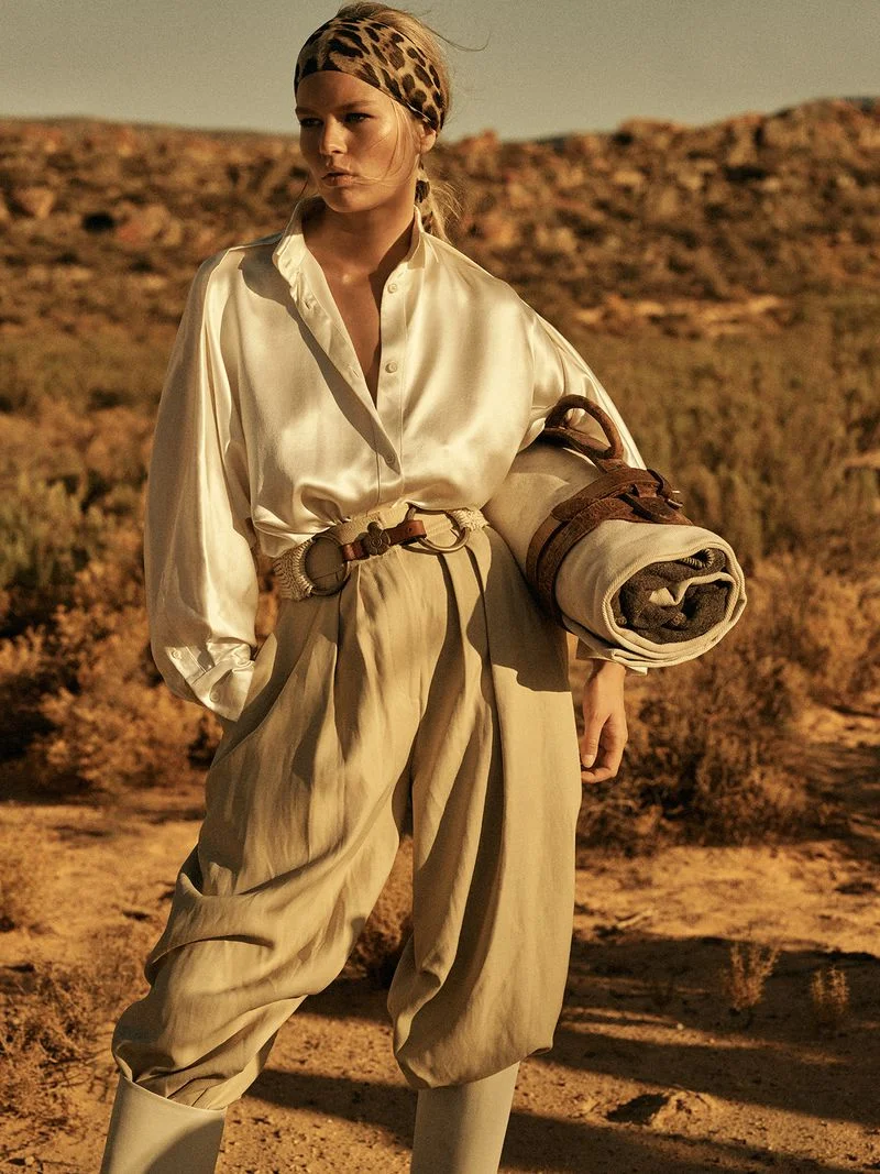 Anna Ewers Channels 'Out of Africa' Lensed by Lachlan Bailey For Vogue ...
