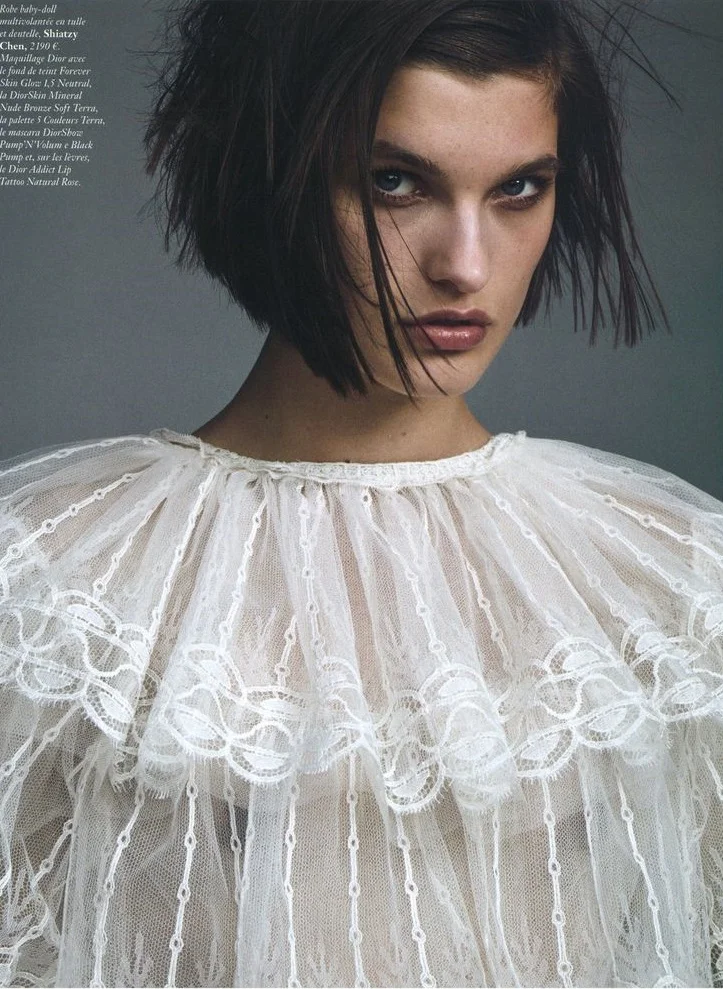 Julia Van Os Wears White Femininity Lensed By Nathaniel Goldberg For ...