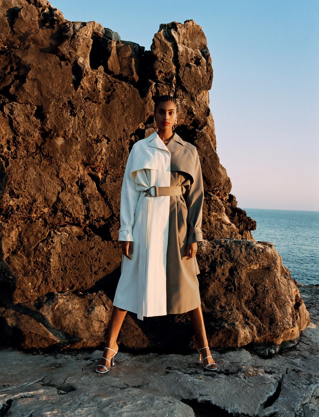 Imaan Hammam Poses Seaside In 'Catch the Sun' By Angelo Pennetta For ...