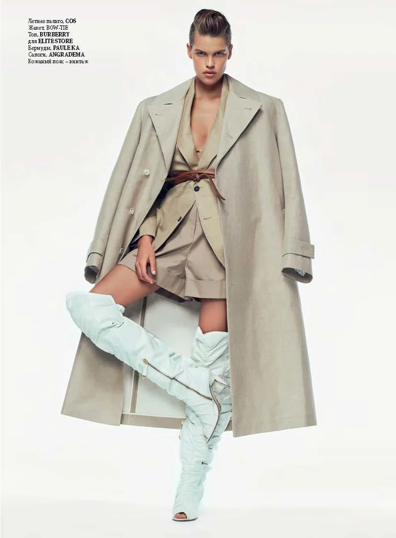 Kim Riekenberg Is Lensed In Burberry Riches By Javier López for L ...