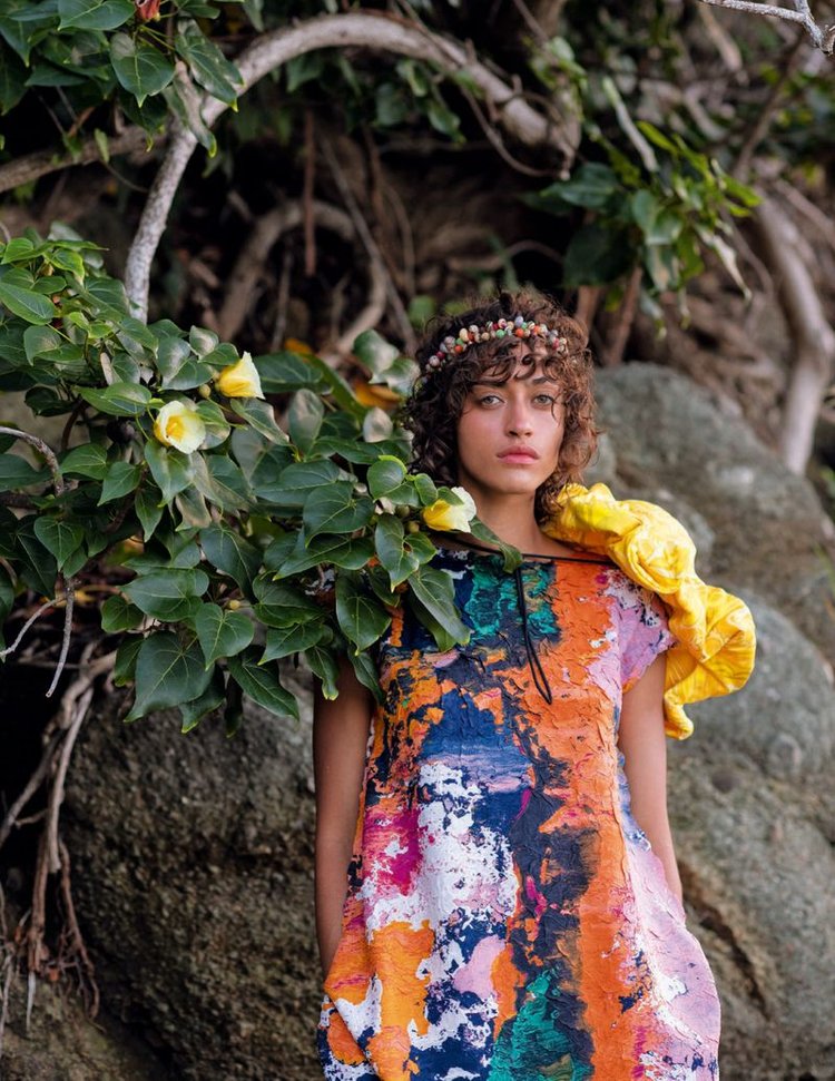 Gilles Bensimon Flashes Alanna Arrington In 'Tropicalia' For ELLE Italia April 2019 — Anne of ...