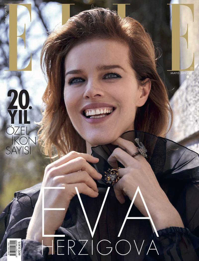 Eva Herzigova 'Spectacular' Smolders In Koray Birand Images For ELLE ...