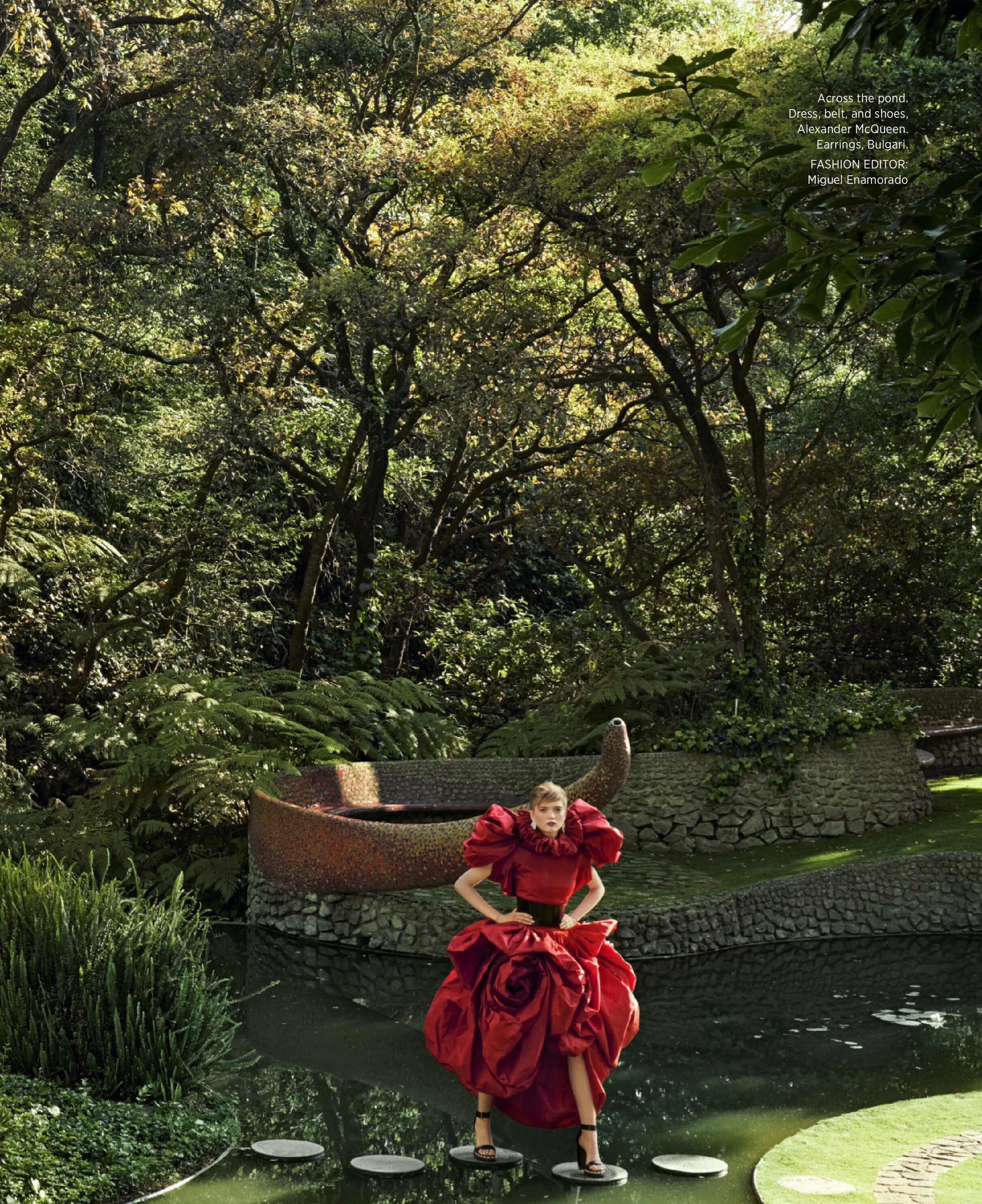 Ruth Bell Wears 'The New Florals' Lensed By Sebastian Kim For Harper's ...