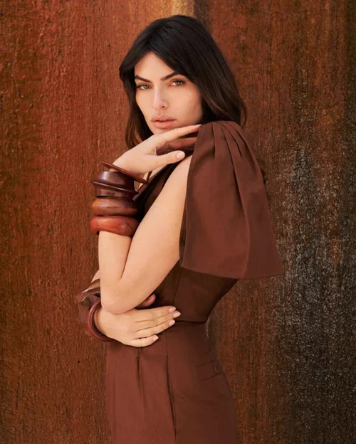 Alyssa Miller Poses In Rust-Inspired Style Elegance Lensed By Damian ...