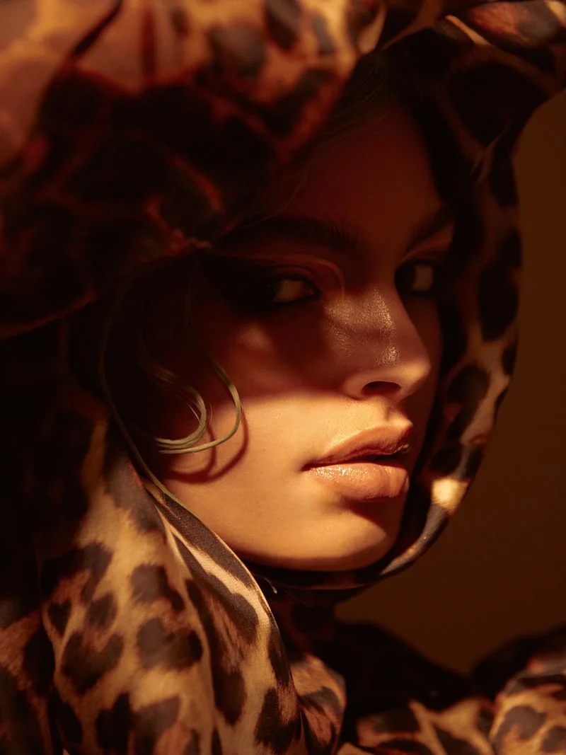 India Makailah Graham Wears Her 'Heavy Metal Beauty' Face For Harper's ...