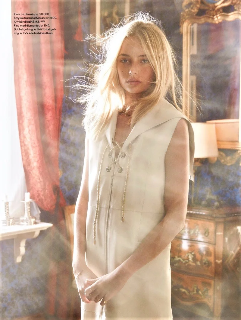 Rising Norwegian Star Emma Ellingsen Poses For Asa Tallgard In ELLE ...