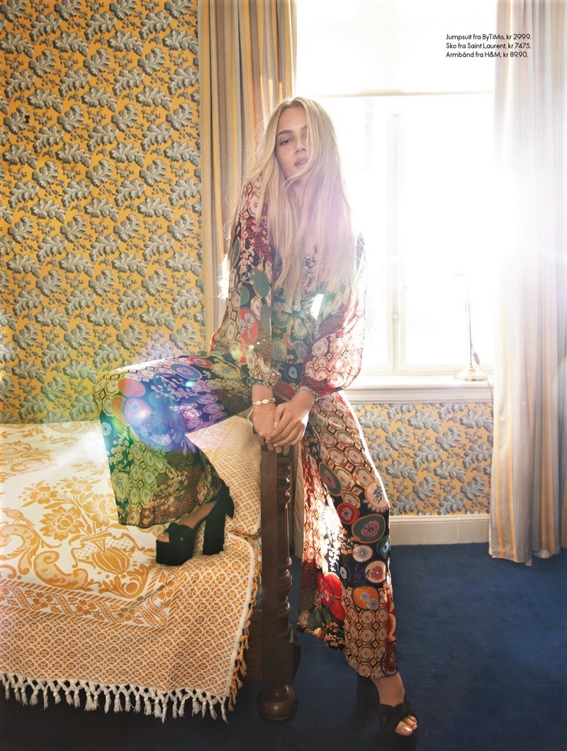 Rising Norwegian Star Emma Ellingsen Poses For Asa Tallgard In ELLE ...