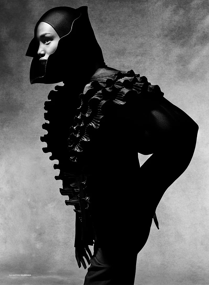Ugbad Abdi Delivers 'Fierce Fall Fashion' Lensed By Solve Sundsbo For V ...
