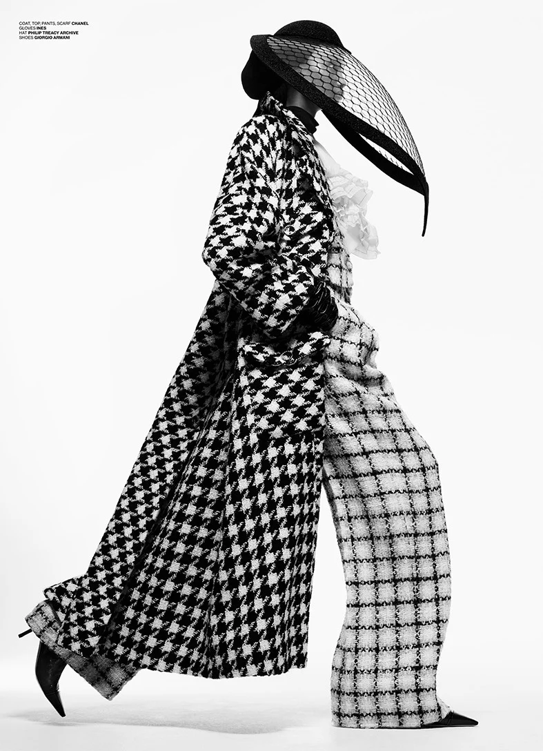Ugbad Abdi Delivers 'Fierce Fall Fashion' Lensed By Solve Sundsbo For V ...