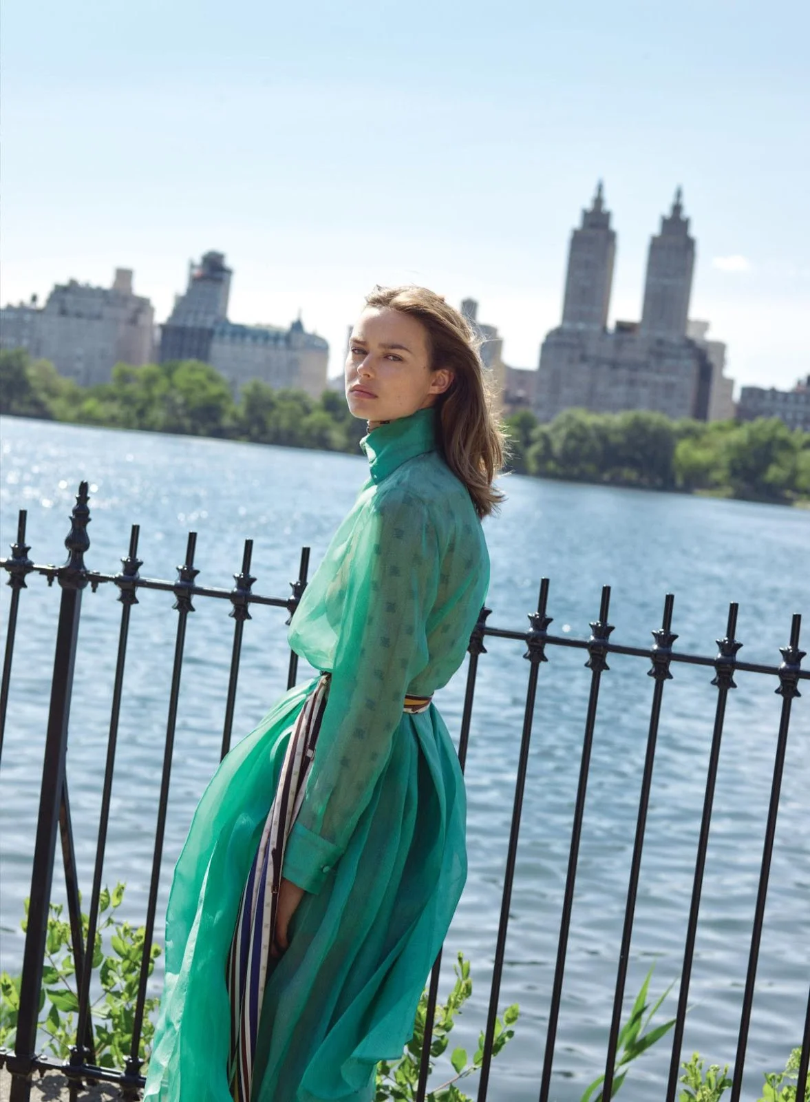 Birgit Kos Poses In 'Fearless Fall' Fashion By Matthew Sprout For ...