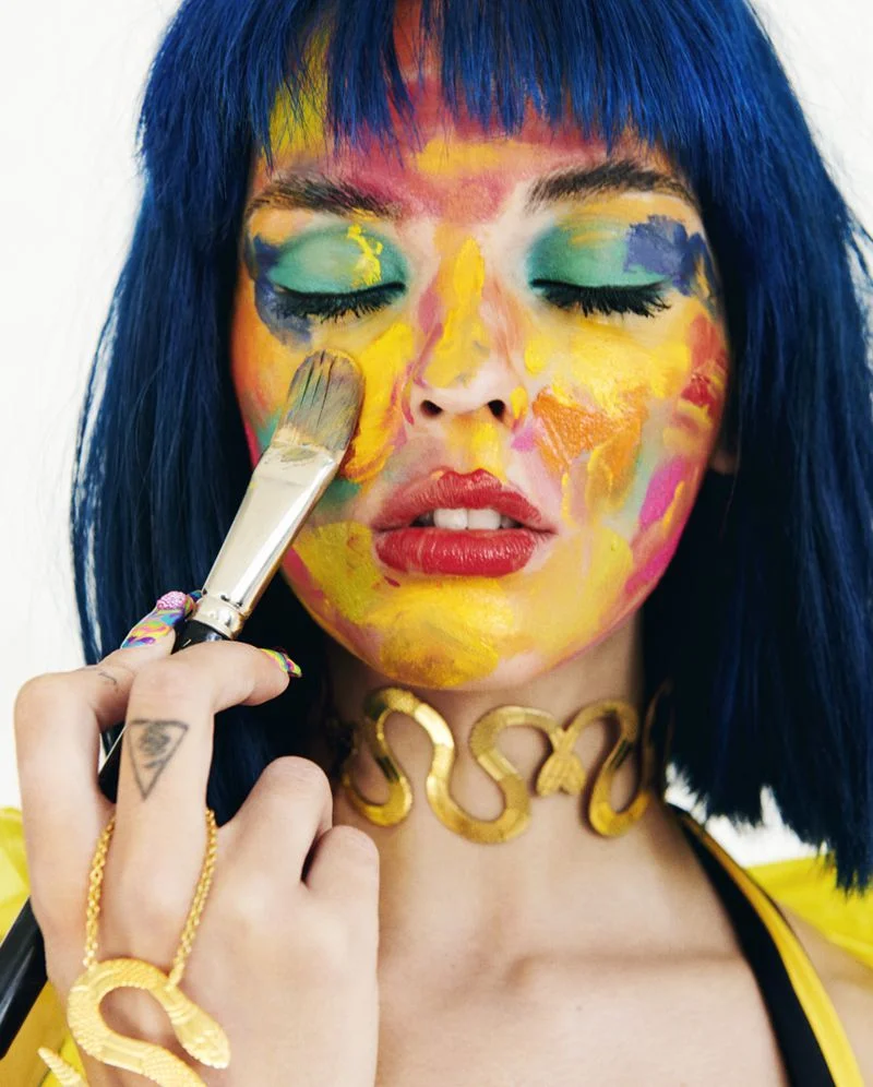 Paul Scala Captures Sita Abellan in Psychedelic Prints For Glamour ...