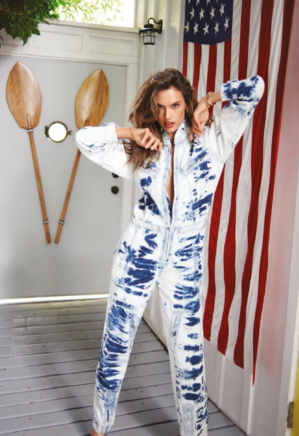 Alessandra Ambrosio Is Her 'Super Gal' Self By Stewart Shining for ...