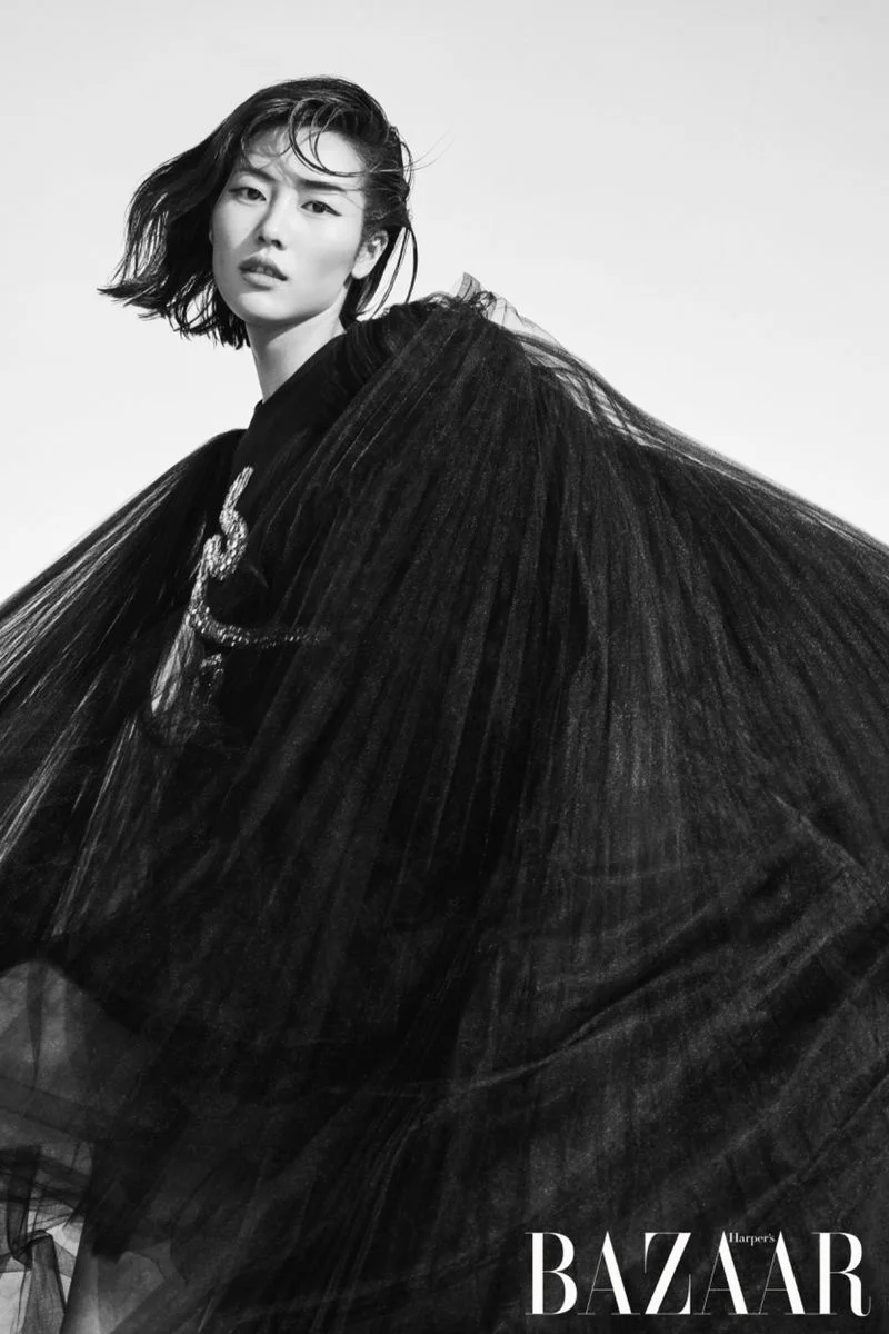 Liu Wen Strikes Modern Poses Lensed by Yu Cong for Harper's Bazaar ...