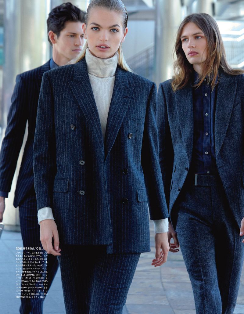Daphne Groeneveld Suits Up New York Style by Walter Chin for Vogue ...