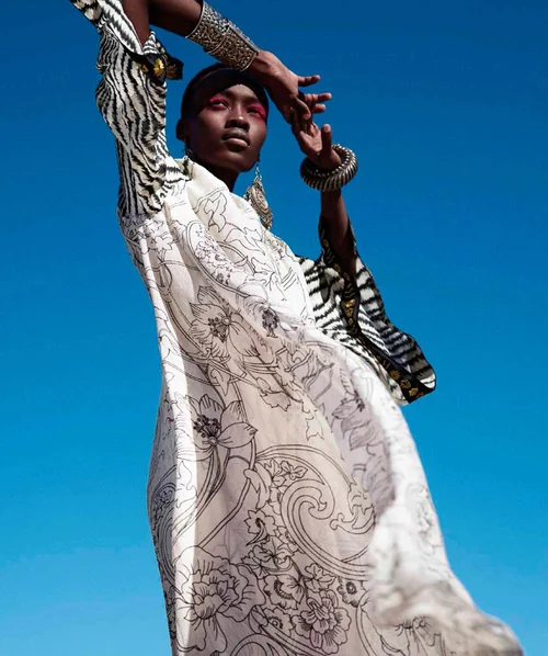 Michele Opiyo Channels Animal Spirits Lensed by Javier Lopez for Harper ...
