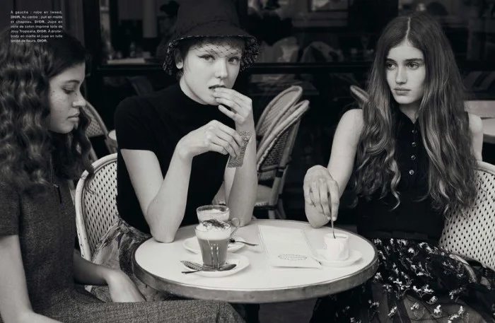 Pamela Hanson Captures Danielle Lashley, Nina Fresneau + Sophie Klock ...