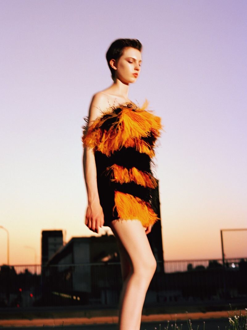 Nikki Tissen Wears the Season's 'Colors' Lensed by Leonardo Scotti for ...