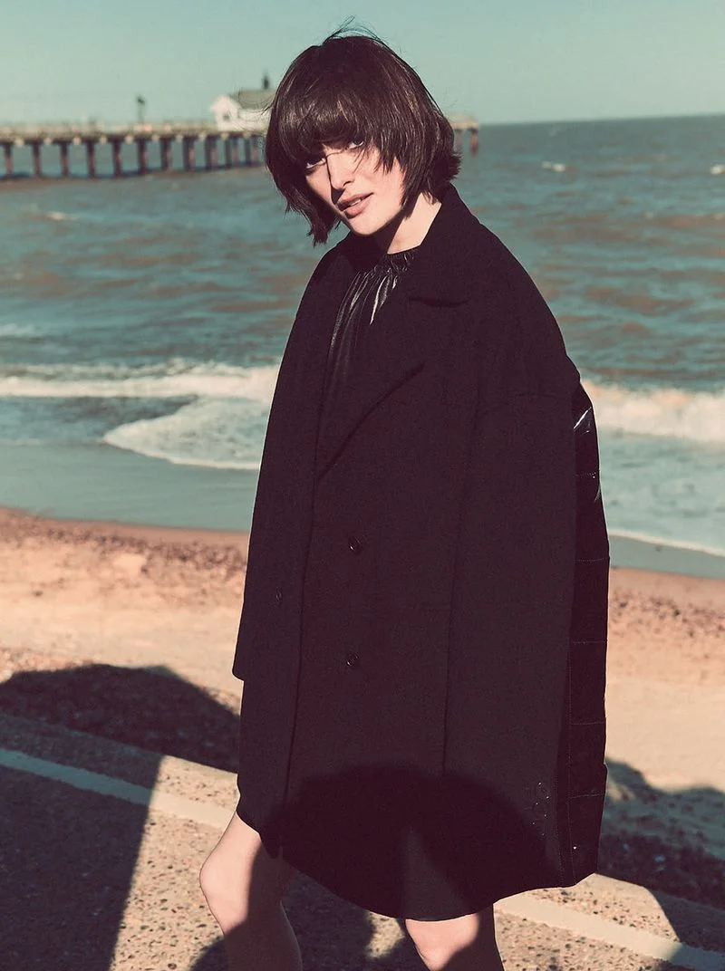 Sam Rollinson Strolls into 'Seaside Savvy' by Regan Cameron for Harper ...