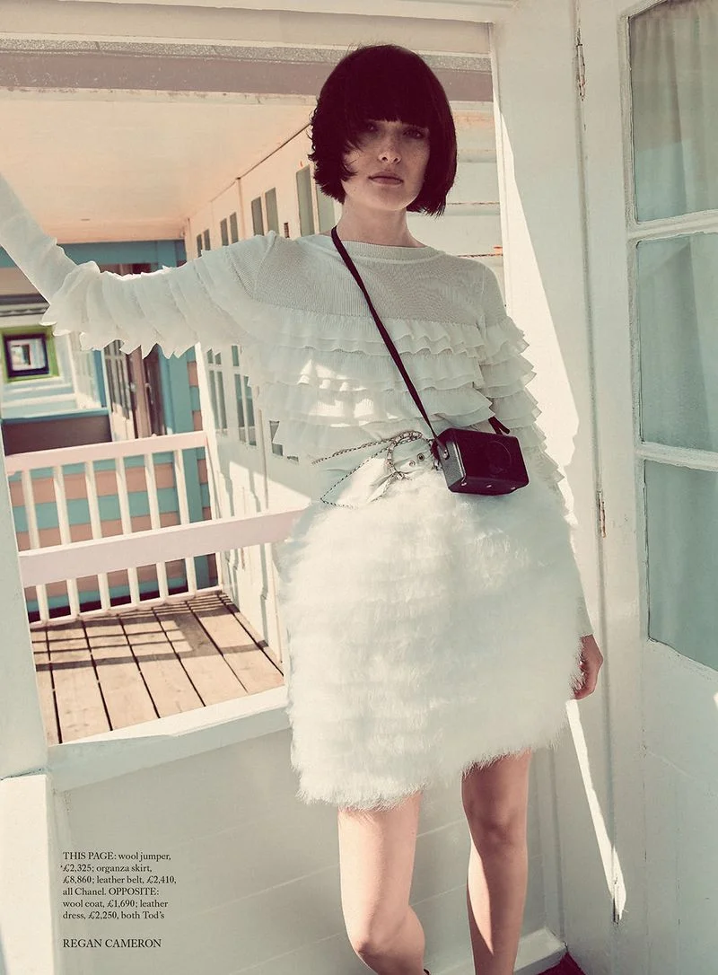 Sam Rollinson Strolls into 'Seaside Savvy' by Regan Cameron for Harper ...
