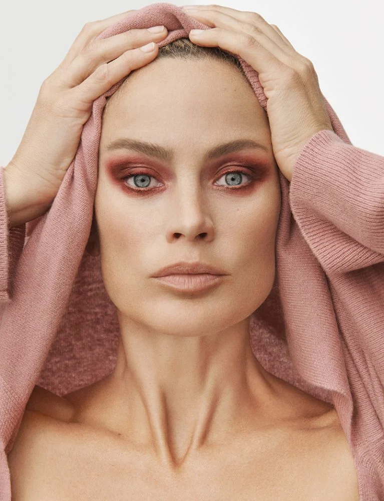 Carolyn Murphy's Beautiful Face Exercise Routine by Paola Kudacki for ...