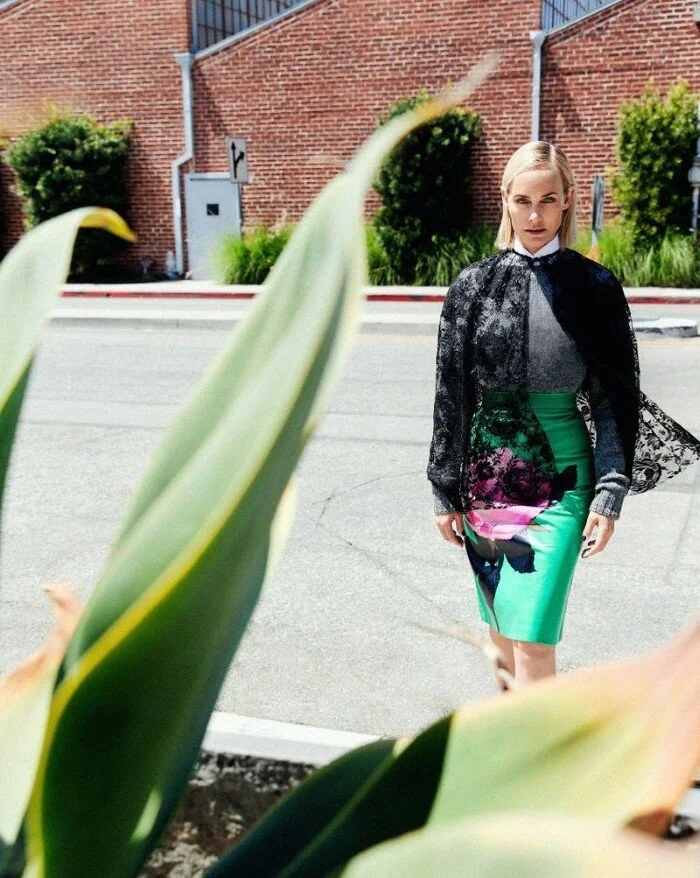 Amber Valletta Poses in Prada, Lensed by Hyea W. Kang for Vogue Korea ...