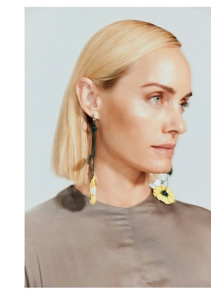 Amber Valletta Poses in Prada, Lensed by Hyea W. Kang for Vogue Korea ...