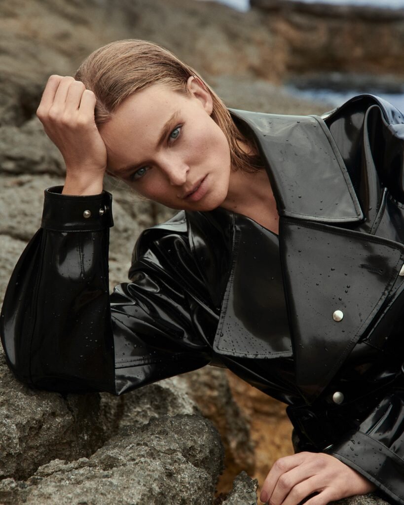 Ymre Stiekema Wears Modern Black Tailoring in ELLE Germany November ...