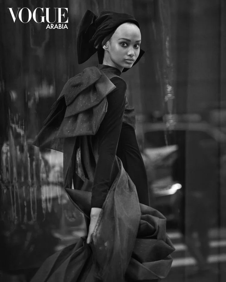 Ugbad Abdi Wears Modest Fashion for Vogue Arabia October 2019 — Anne of ...