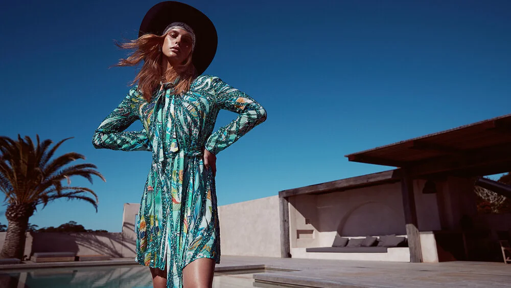 Esther Lomb Wears Modern Boho Luxury by for Grazia Australia — Anne of ...