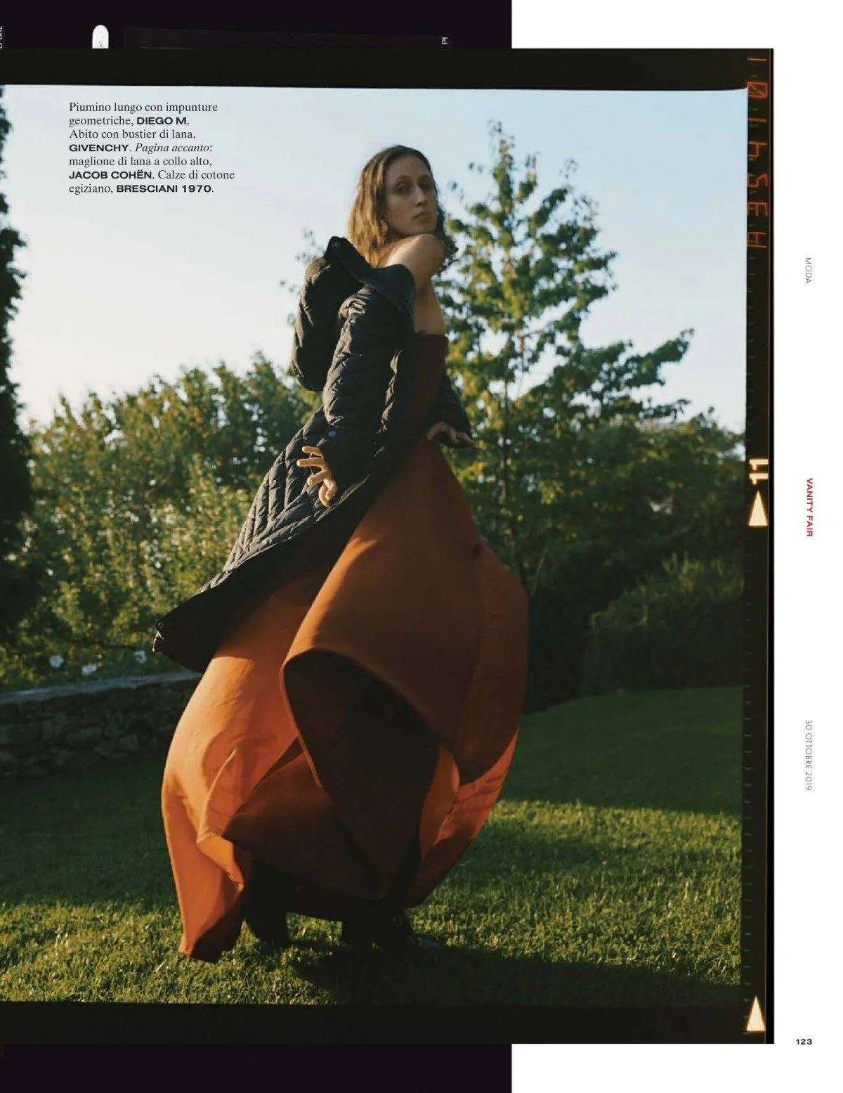 Anna Cleveland Finds Harmony in Nature for Vanity Fair Italia — Anne of ...
