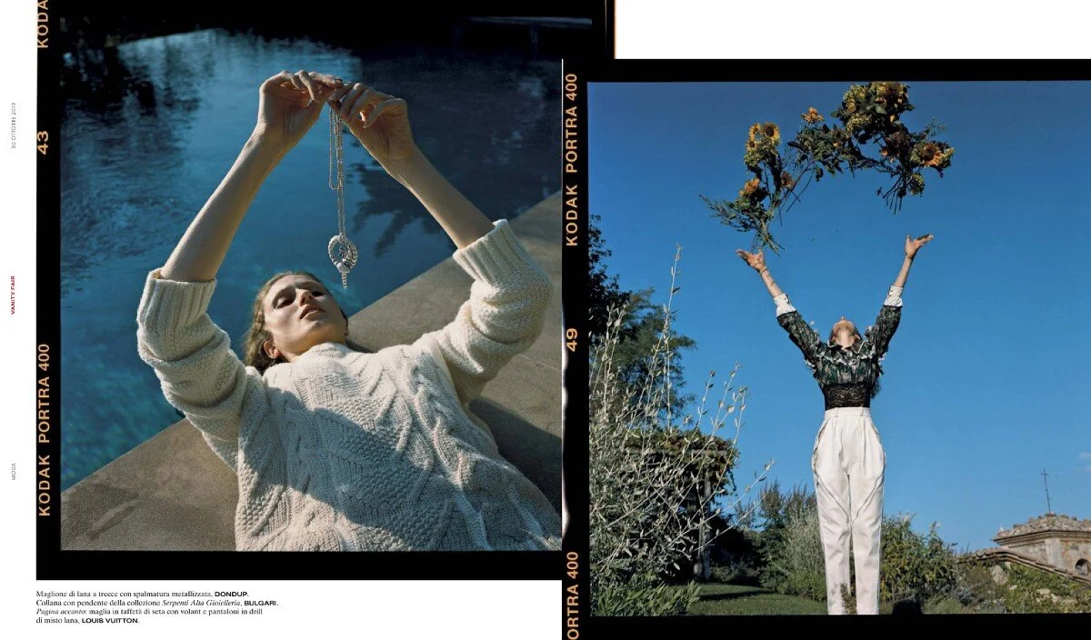 Anna Cleveland Finds Harmony in Nature for Vanity Fair Italia — Anne of ...