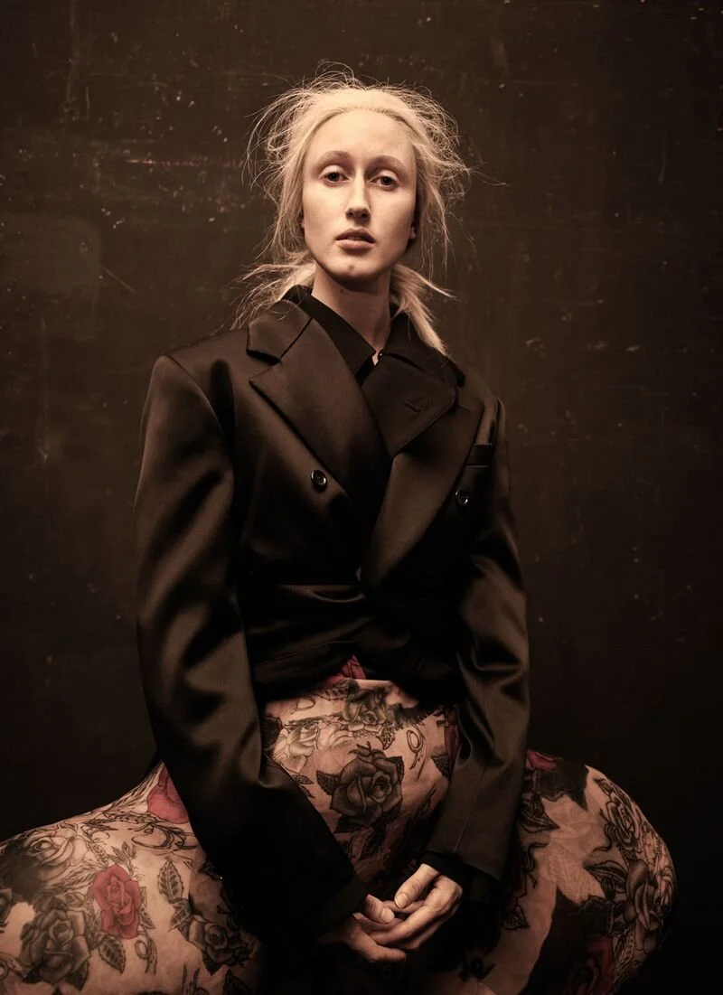 Anna Cleveland Wears Comme des Garçons Couture by Paolo Roversi for ...